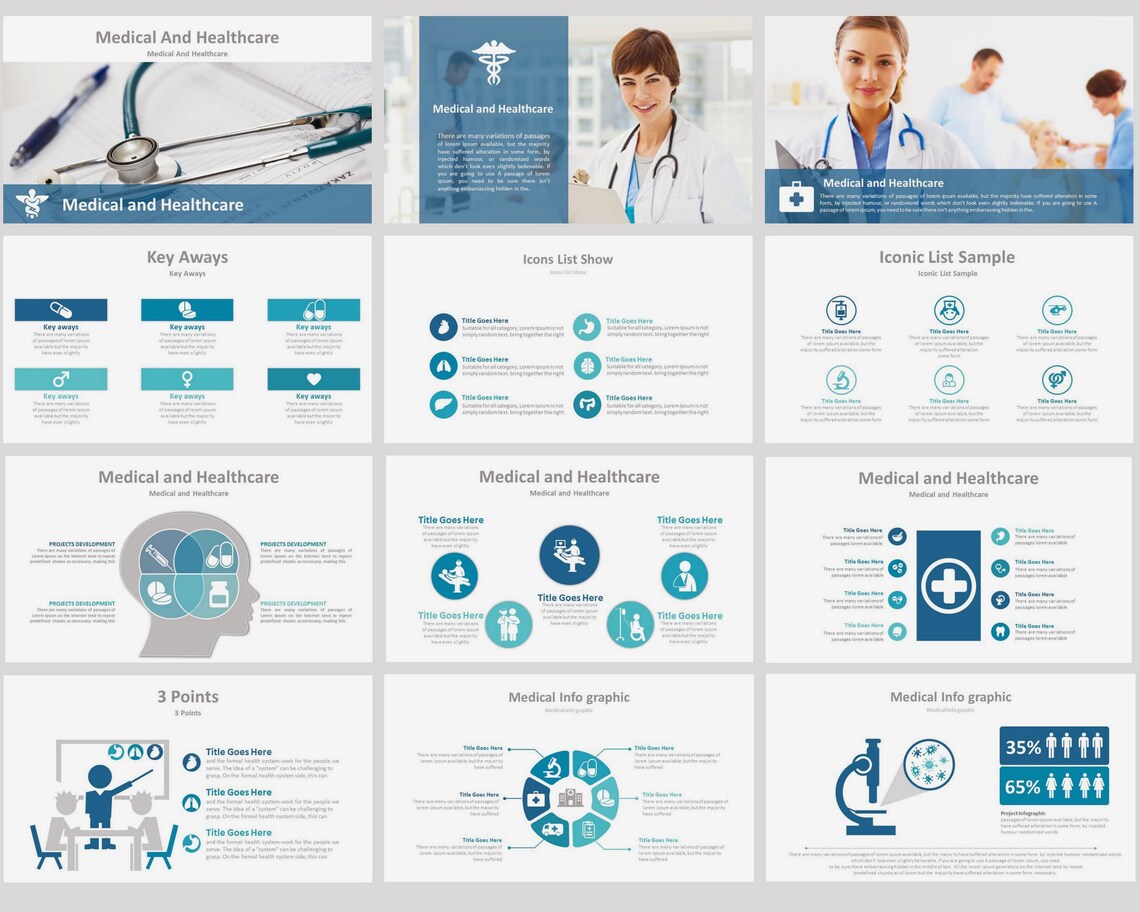 New Customized Medical Powerpoint Template, Nursing Presentation ...