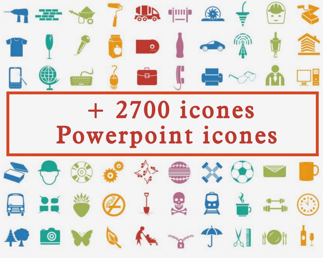 New Customized Powerpoint Recolorable Icons, Recolorable Icons for ...