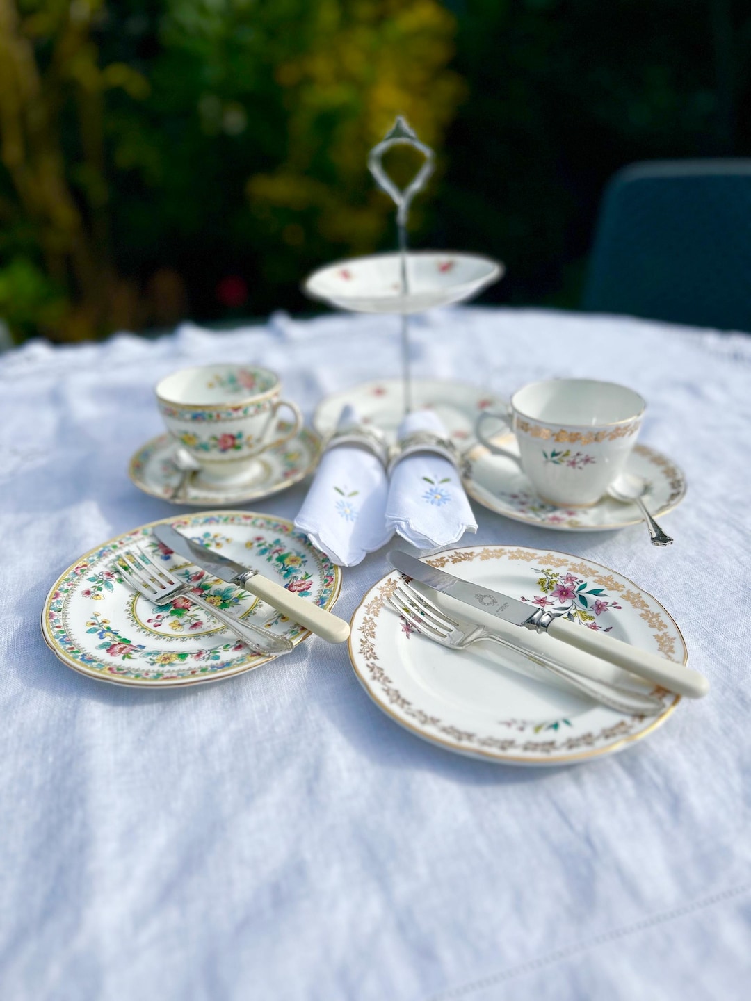 Vintage Afternoon Tea Set for 2 People. Perfect Gift for Mother’s Day ...