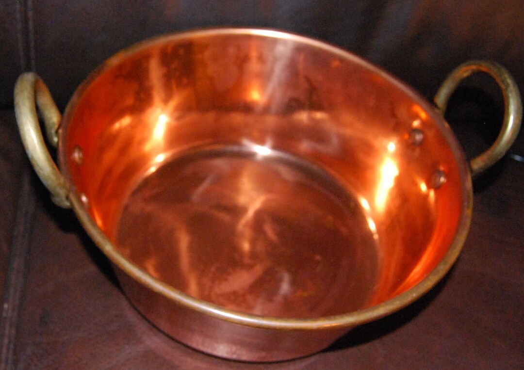 Amazing Portuguese Twin Handled Copper Braising Pan Stunning Large ...