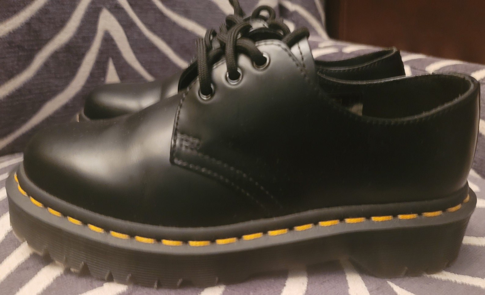Doc Martens Black 21084 Goth Oxford’s Low Shoes (US M 4 | US W 5) - Etsy