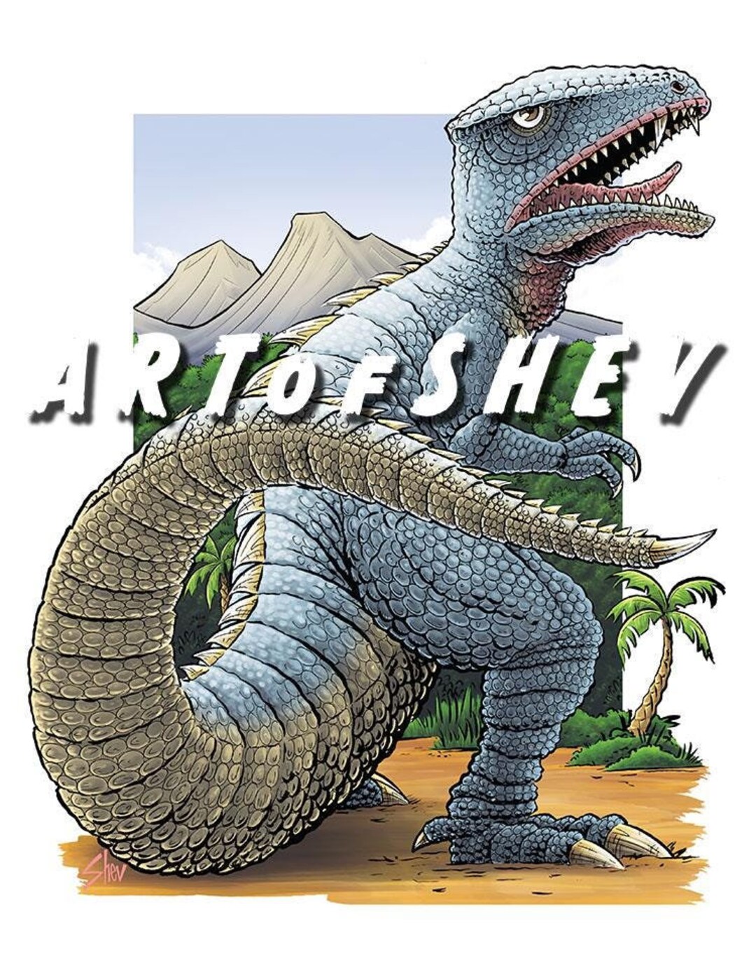 Gorosaurus 1967 Print Poster - Etsy