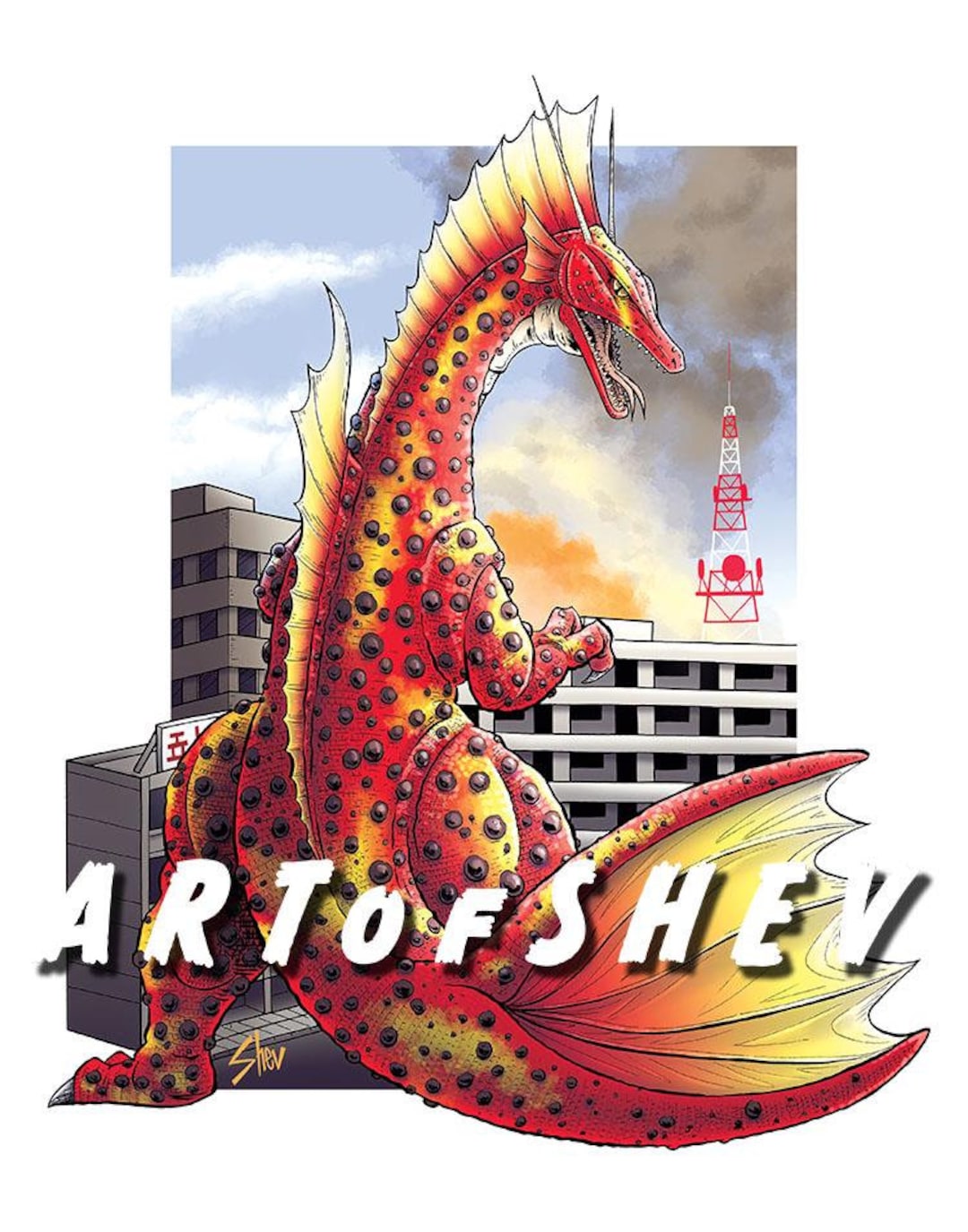 Titanosaurus 1975 Print Poster - Etsy