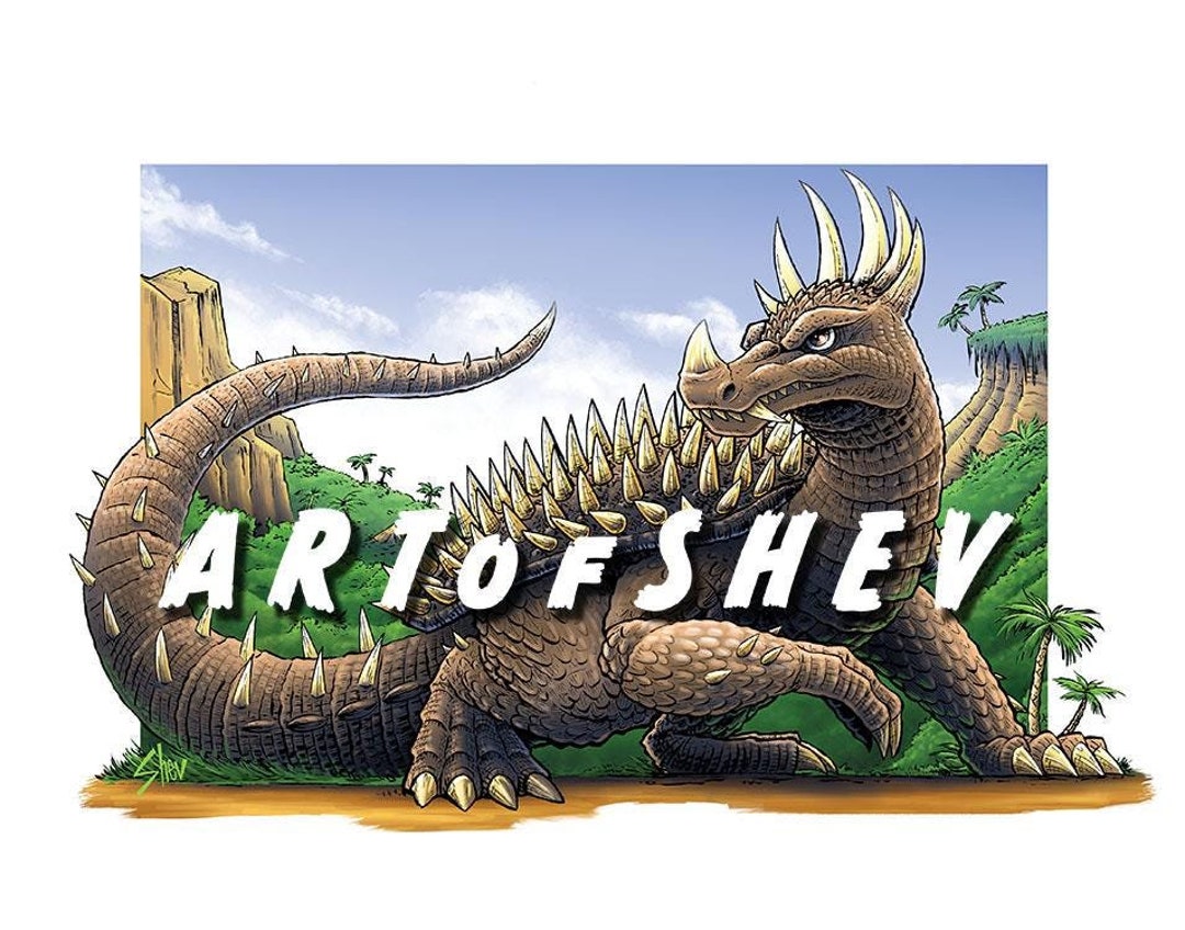 Anguirus 1968 Print Poster - Etsy