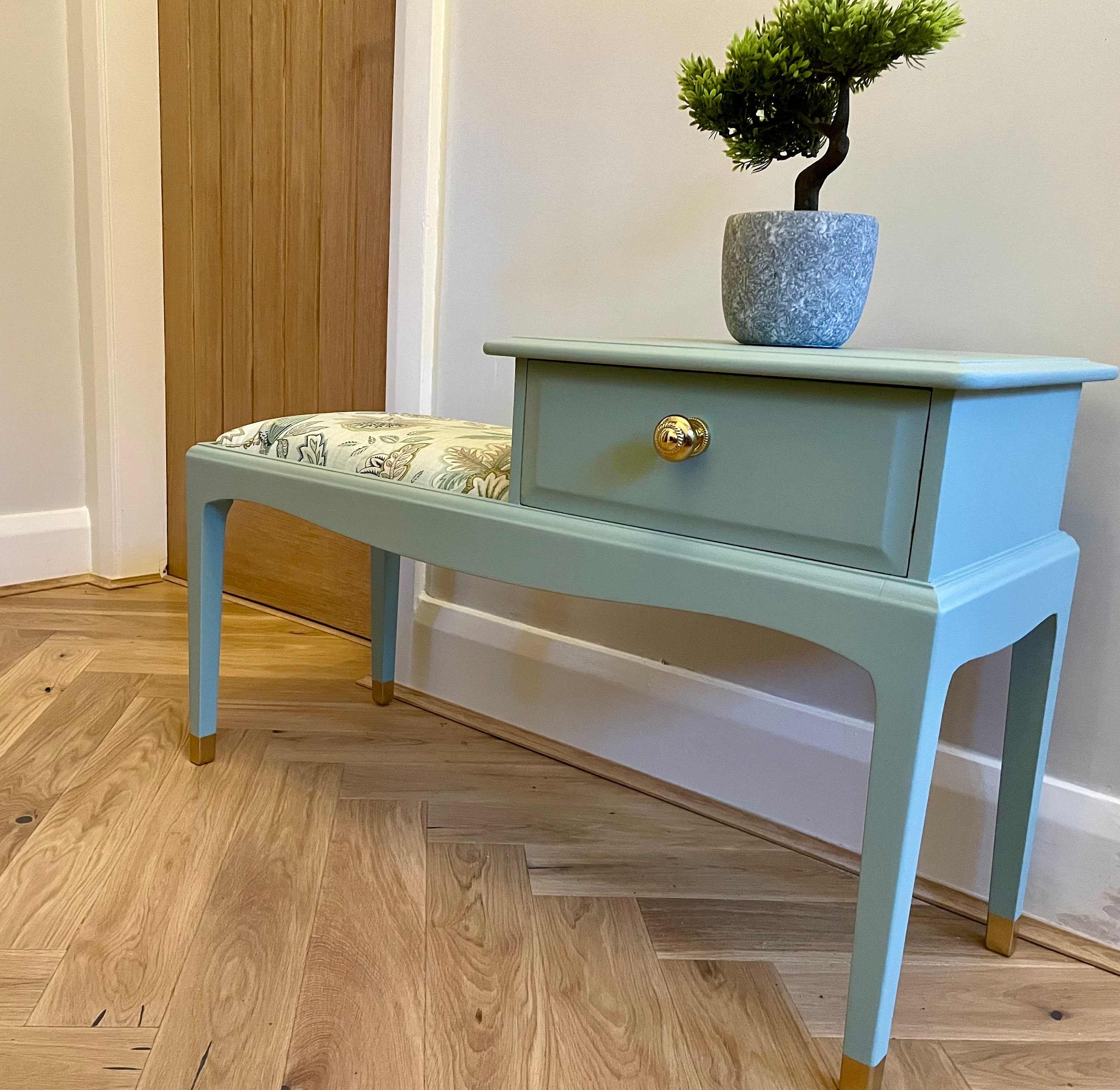 Telephone table with seat Etsy