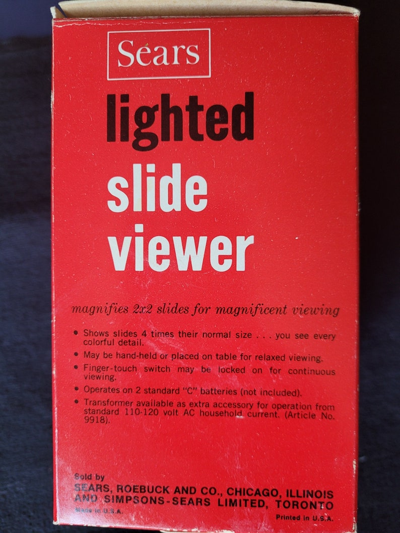 Vintage - Sears Slide Viewer - Etsy