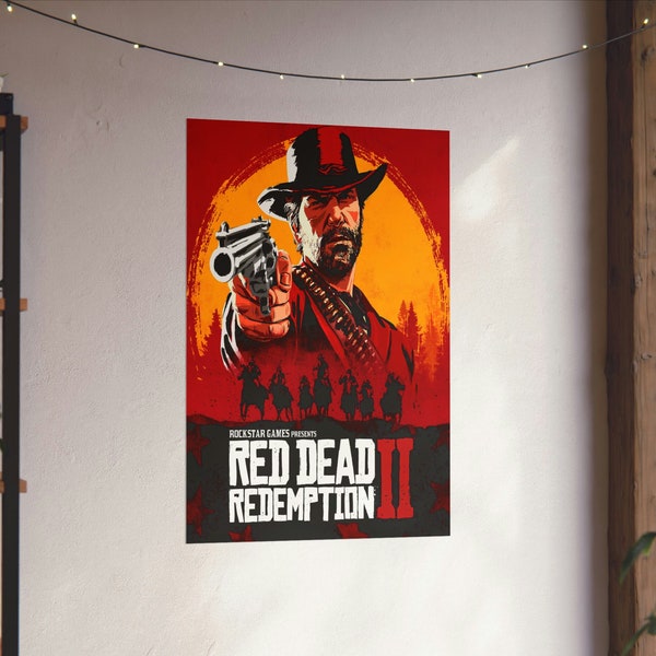 Red Dead Redemption Poster - Etsy