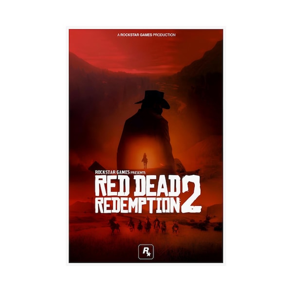 Red Dead Redemption 2 - Etsy