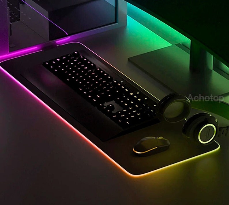Valorant RGB Mousepad , Valorant Characters Desk Mat ,jett , Omen ...