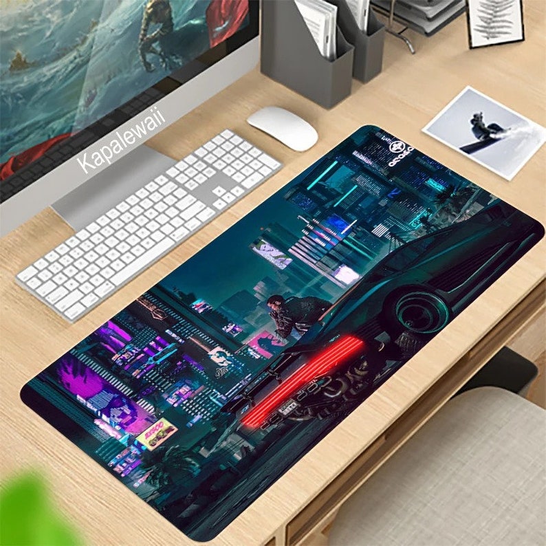 Cyberpunk 2077 Mousepad Cyberpunk Desk Mat Customized Mousepad
