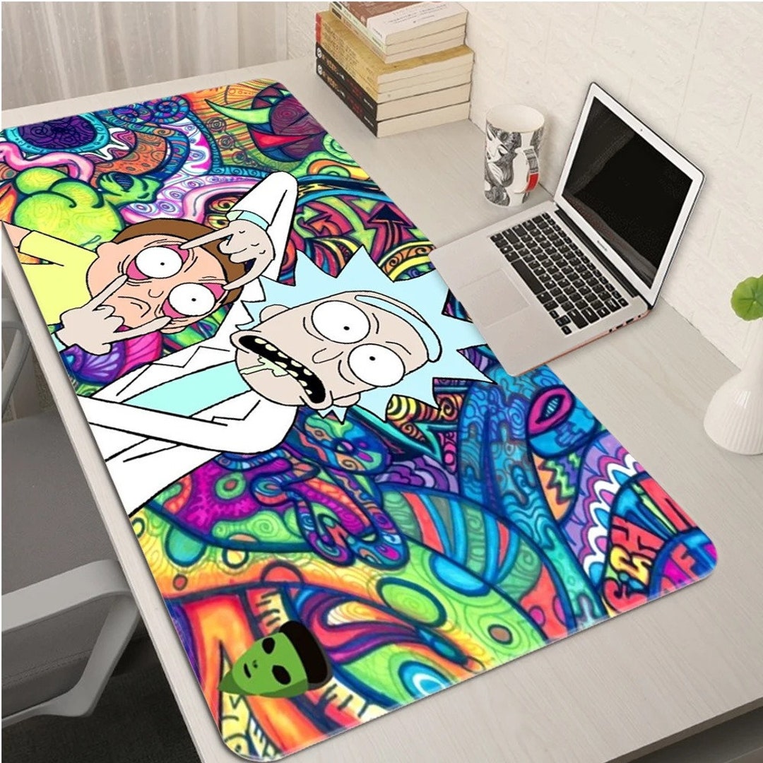 Rick and Morty Mousepad , Rick and Morty Desk Mat ,customized Mousepad ...