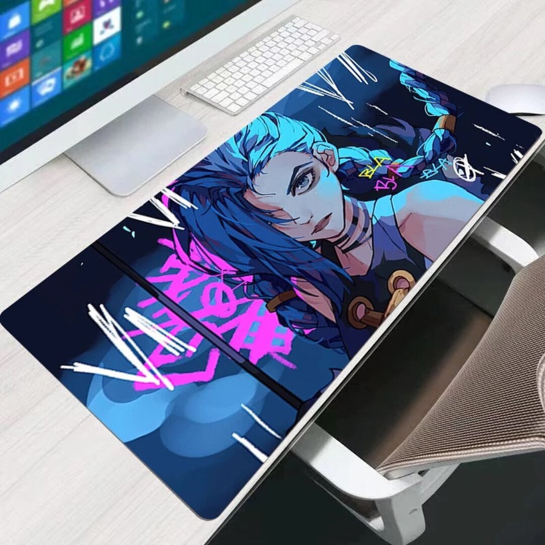 Arcane League of Legends Mousepad , Arcane Desk Mat ,jinx Mousepad ...