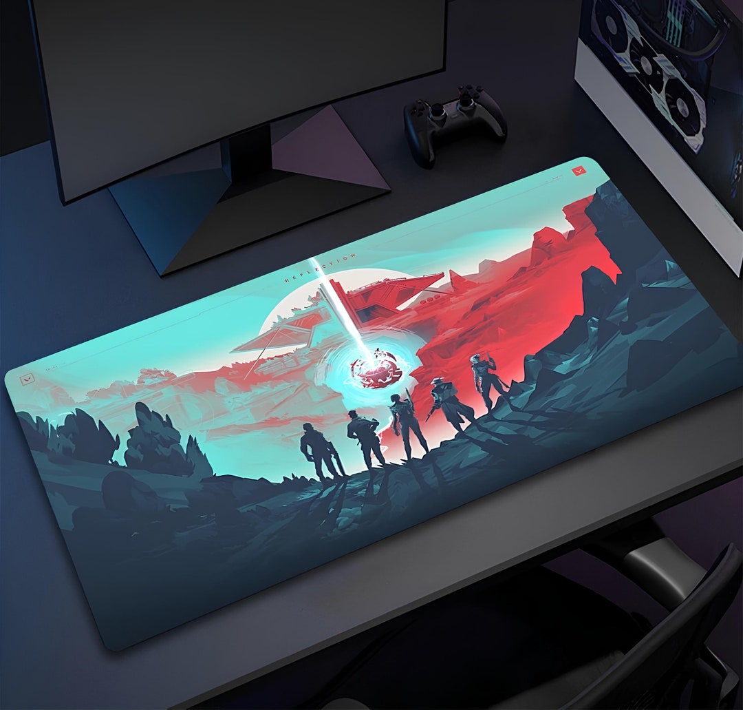Valorant Mousepad ,valorant Characters Desk Mat ,jett , Omen , Gekko ...