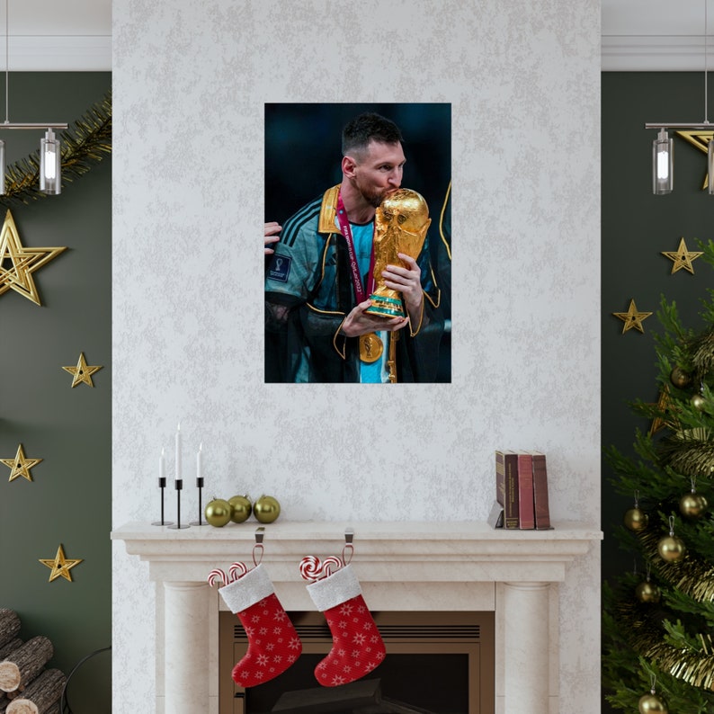 Lionel Messi Poster, Argentina World Cup, Lionel Messi Print , Wall Art ...