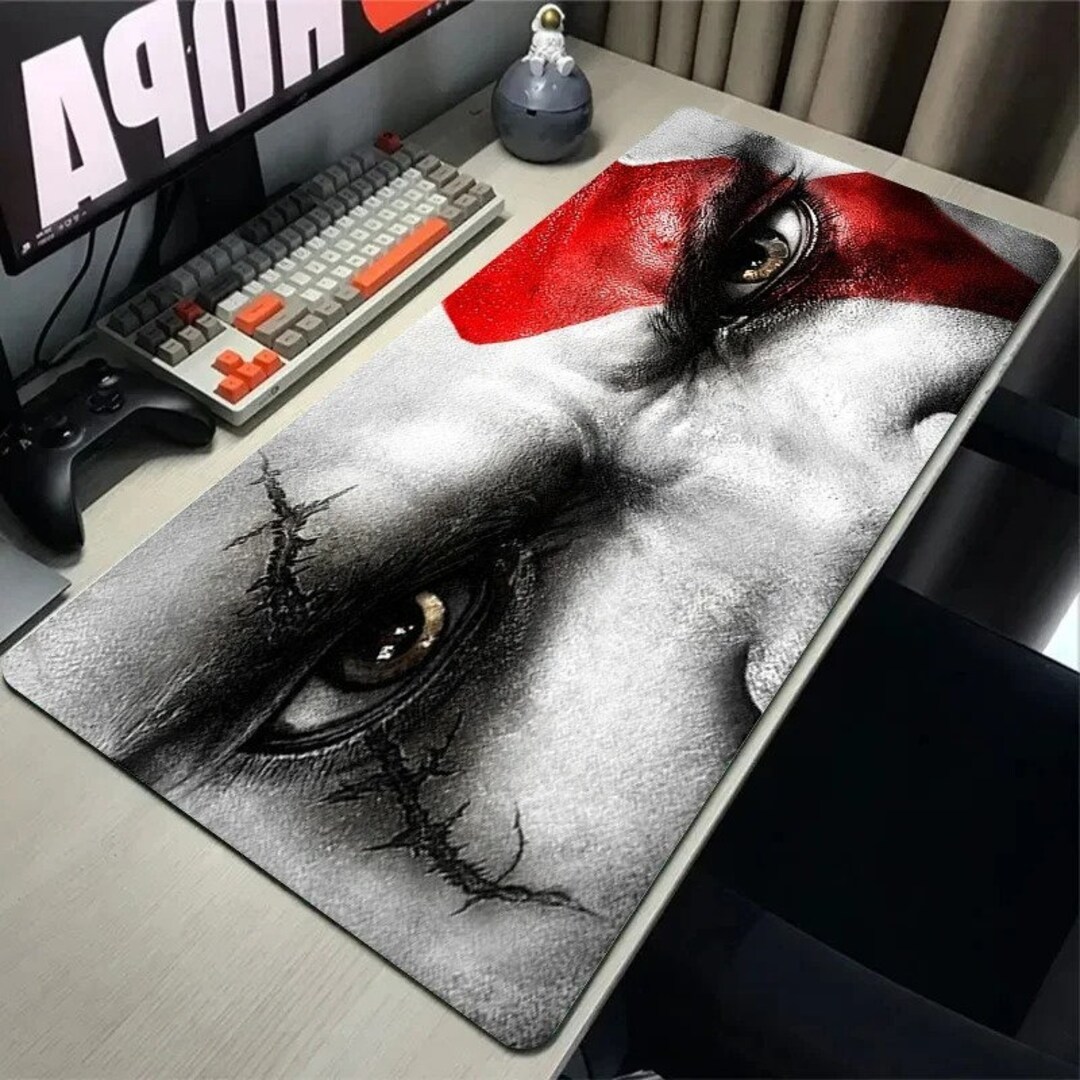 God of War Ragnarök Mousepad ,gaming God of War Desk Mat ,kratos Mouse ...