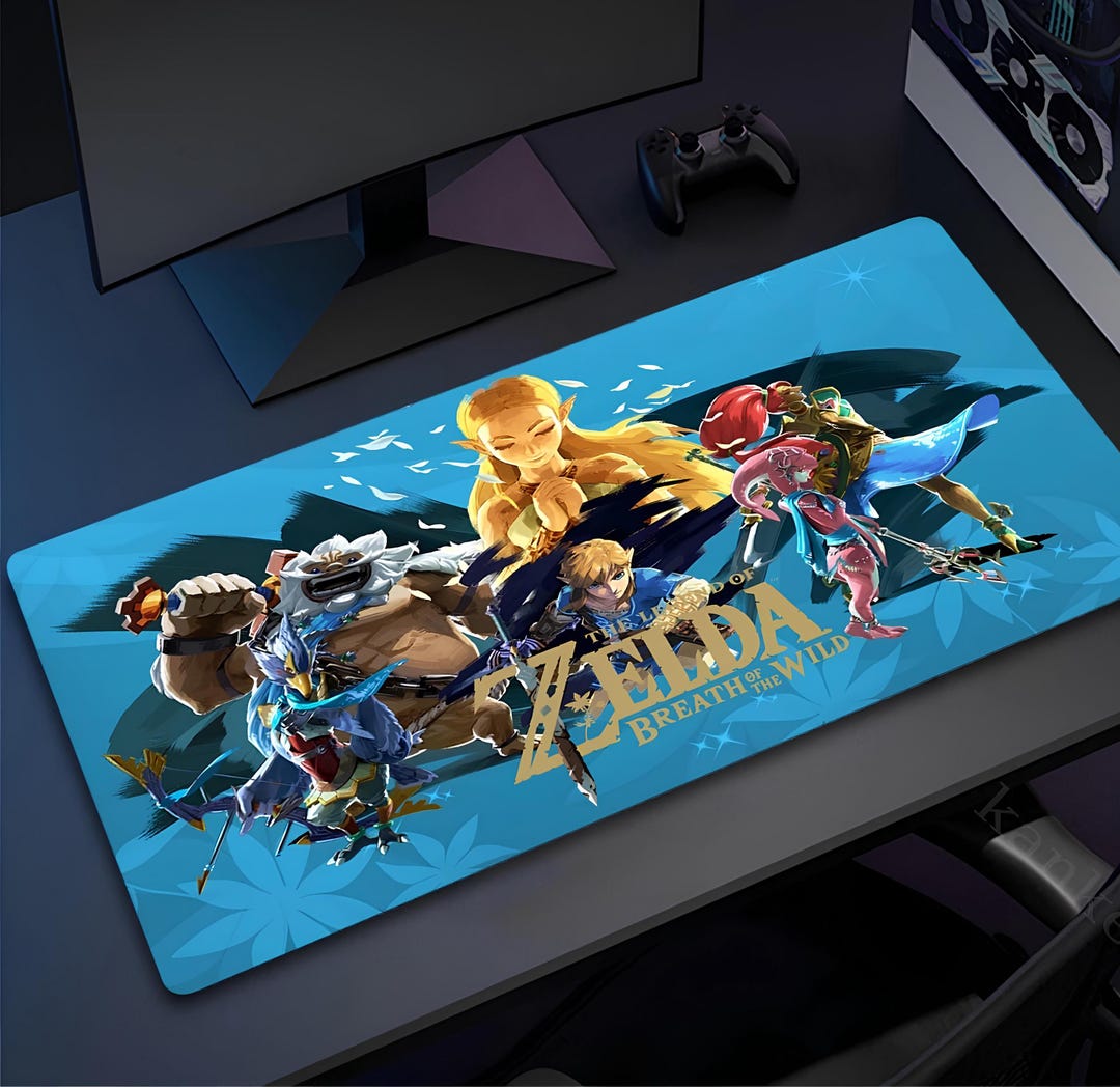 The Legend of Zelda Mousepad ,zelda Characters Desk Mat , Link Mousepad ...