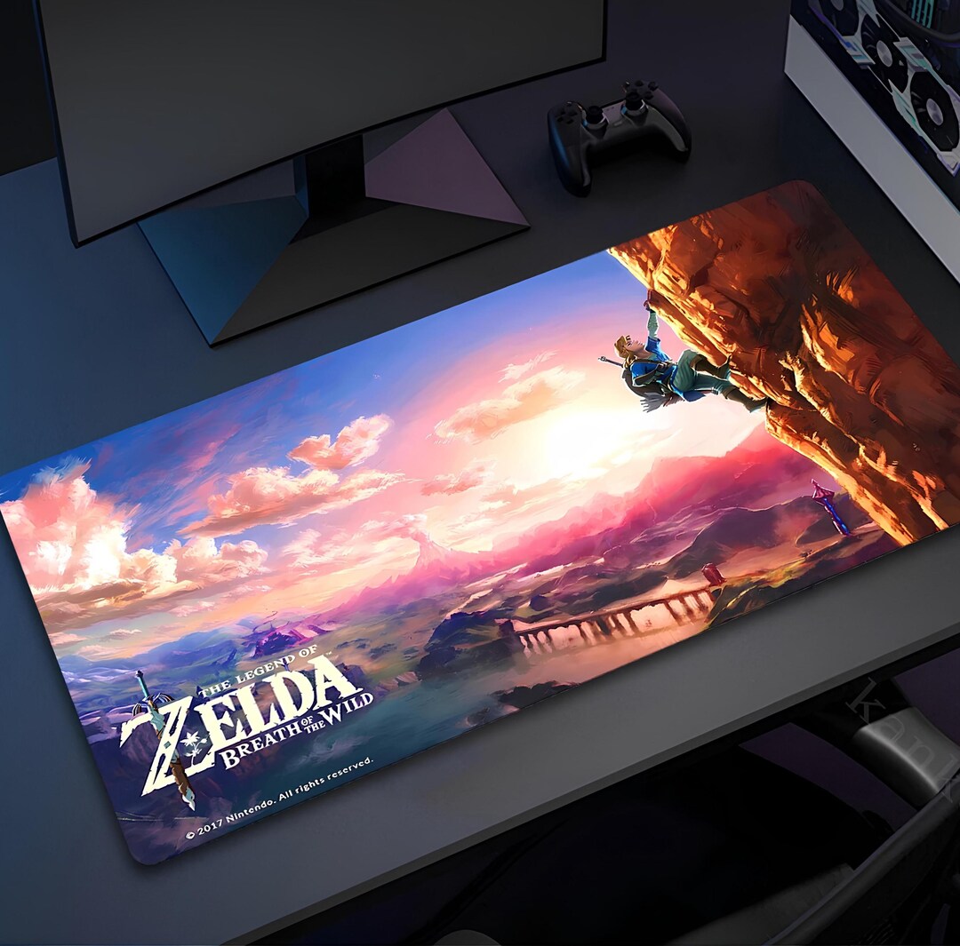 The Legend of Zelda Mousepad ,zelda Characters Desk Mat , Link Mousepad ...