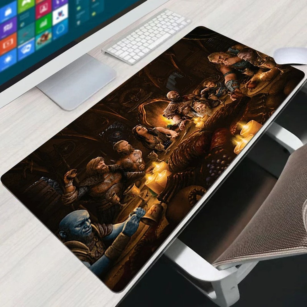 God of War Ragnarök Mousepad ,gaming God of War Desk Mat ,kratos Mouse ...