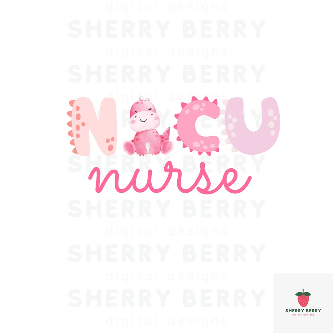 NICU Nurse Png Svg Dinosaur Cute Neonatal Intensive Care Unit Svg ...