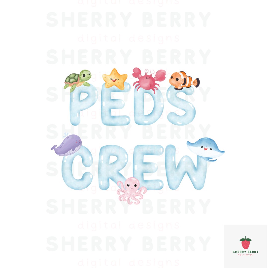 Pediatric Nurse Svg Cute Pediatric Nurse Png Sea Animals Pediatrics ...