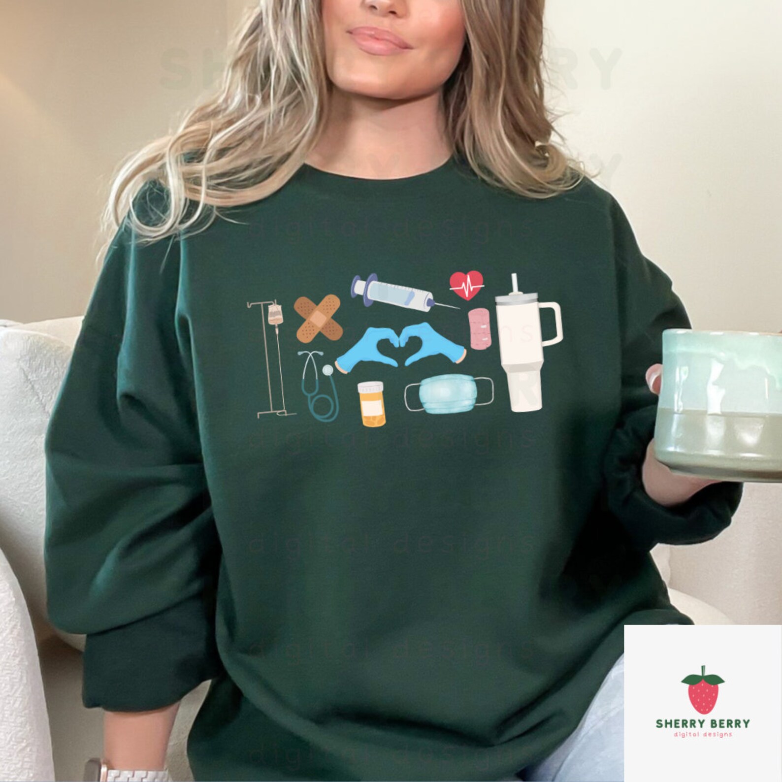 Nurse Symbol SVG, Nursing Essentials PNG, Nurse Medication Svg, Scrub ...