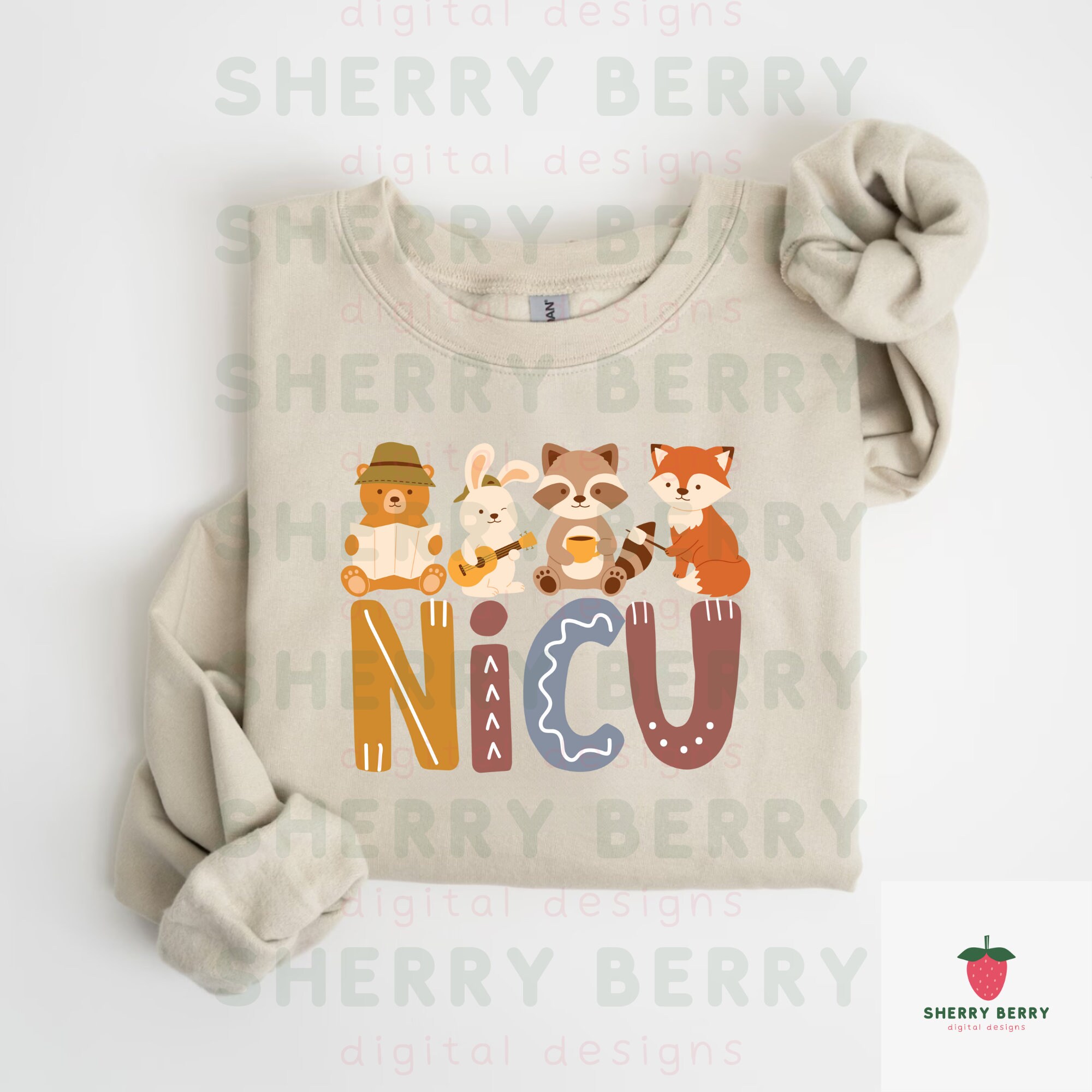 NICU Nurse Animals Png Svg Cute Neonatal Intensive Care Unit Svg ...