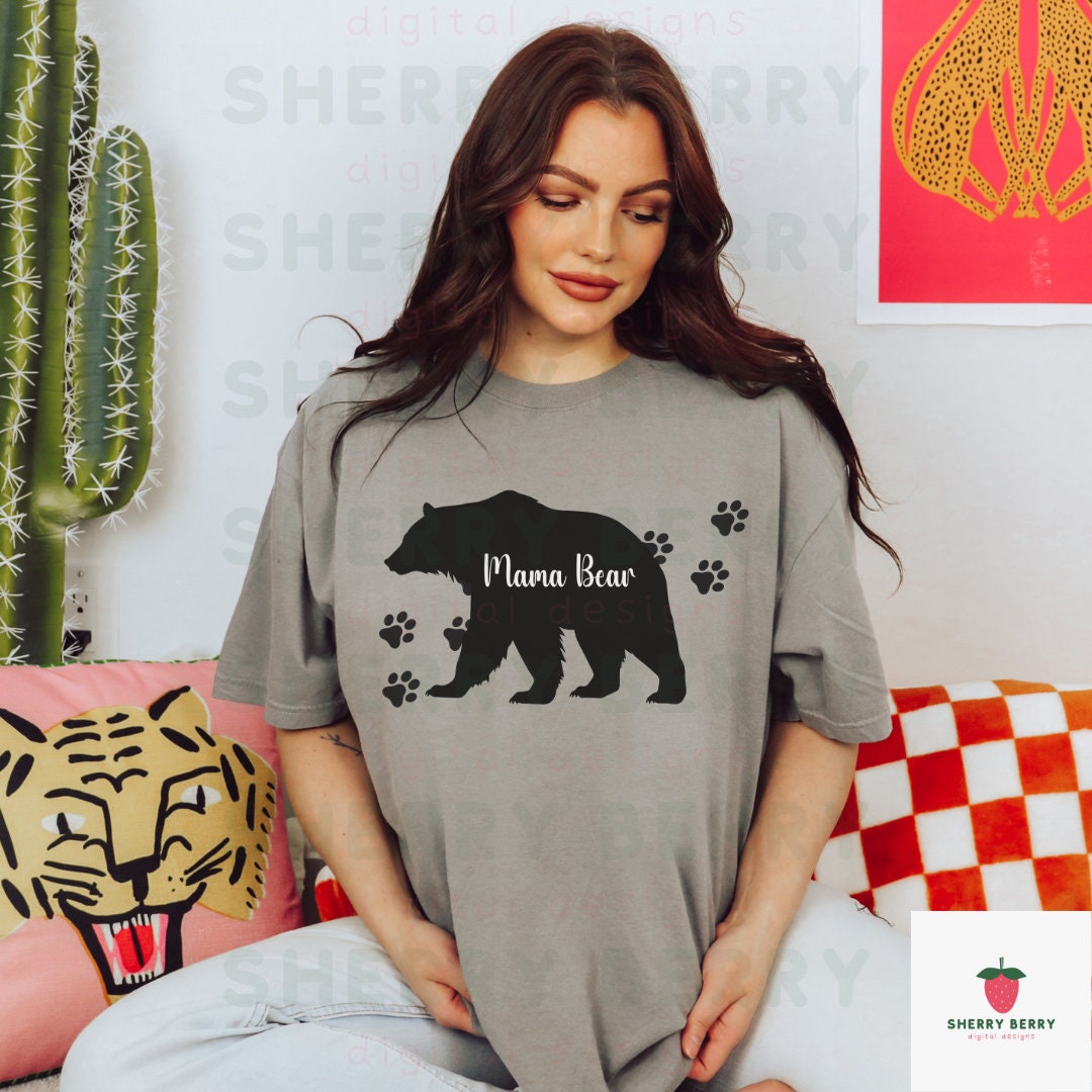 Mamabear Png Mama Bear Svg Mommy Svg Mom To Be Svg Mom Shirt Design Bear Mama Svg Cricut