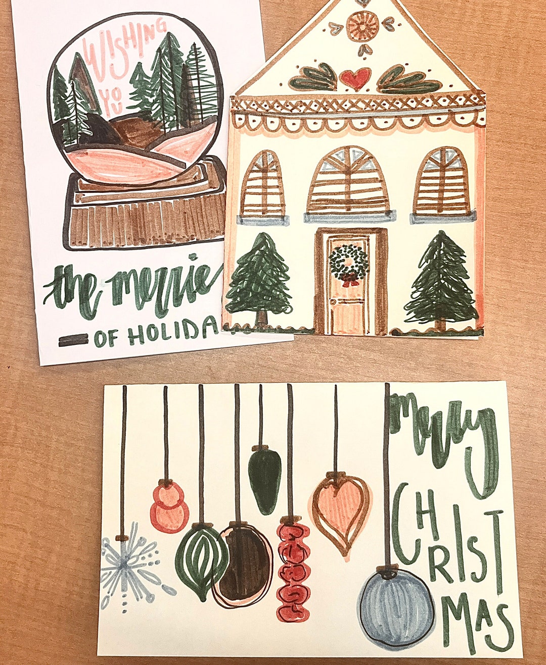 Christmas and Greeting Card Variety Set - Etsy