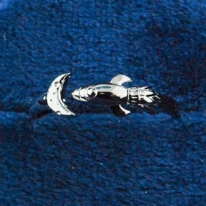 Rocket Ship Ring, Moon, Spaceship Ring - Etsy