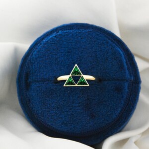 Tri-force Ring, Legend of Zelda, His/her, Matching Rings - Etsy