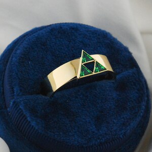 Tri-force Ring, Legend of Zelda, His/her, Matching Rings - Etsy