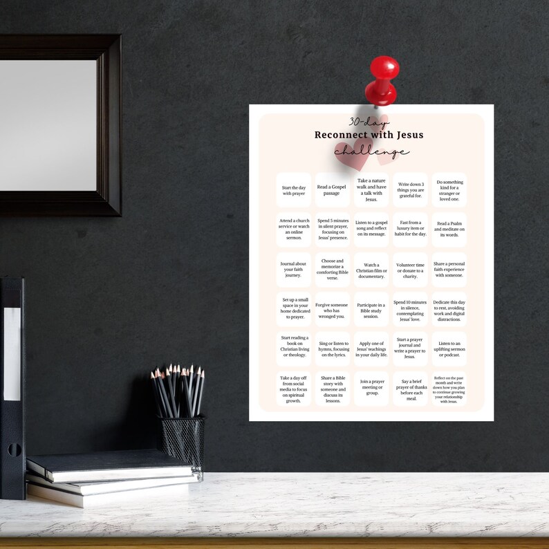 Reconnect With Jesus 30-day Challenge. - Etsy