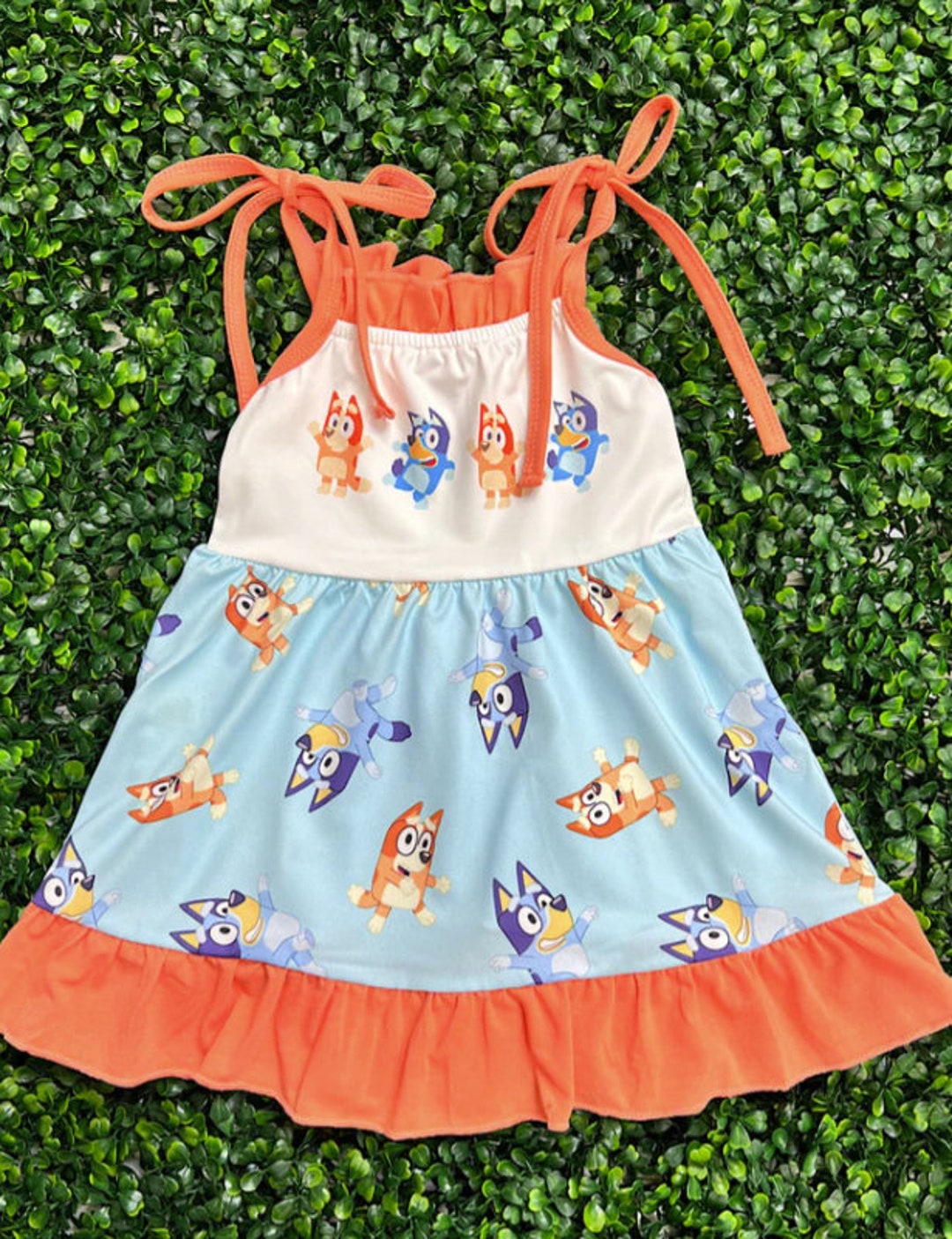 Bluey Dress Bluey and Bingo Toddler Dress Sundress Birthday Dress 12-18 ...