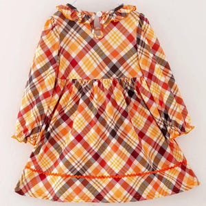 Girl's Baby and Toddler Plaid Smocked Dress Fall Dress Halloween Dress ...