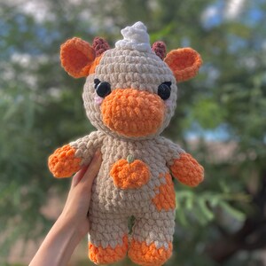 Crochet 3-in-1 Holiday Cows Pattern: Pumpkin, Peppermint, Gingerbread ...