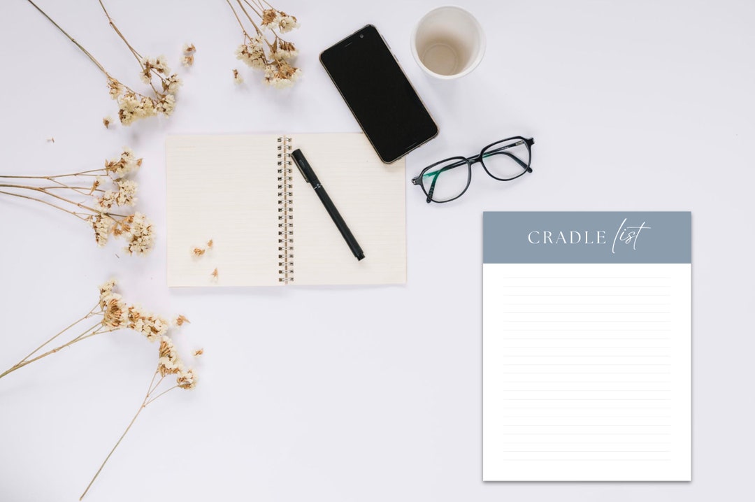 Blank Lists Template Printable & Fillable, Instant Download PDF | to Do List, Shopping List ...