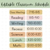 Modern Leopard Classroom Decor, Classroom Schedule, Editable - Etsy Canada