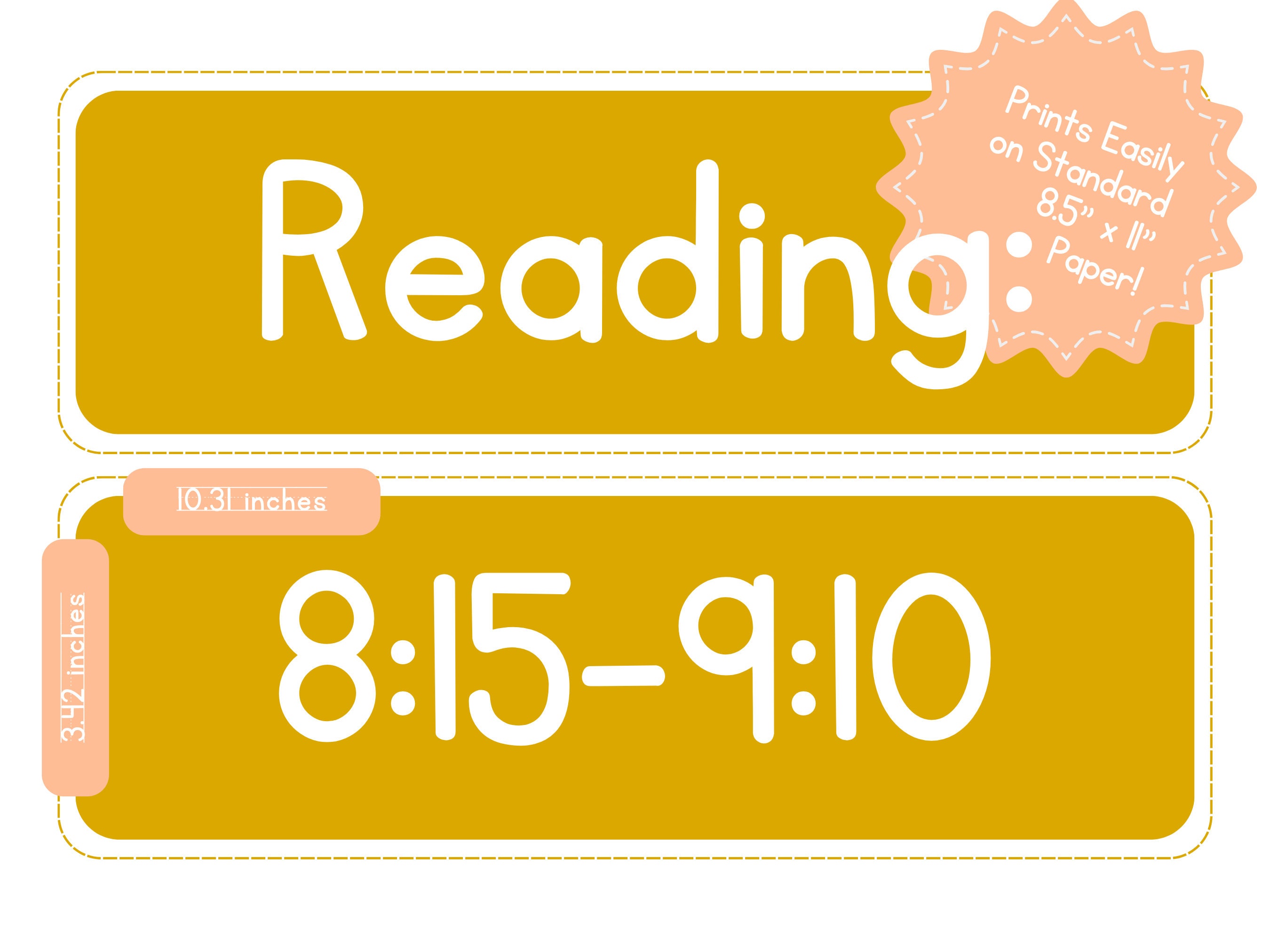 Editable Rainbow Classroom Schedule Template (digital Download) - Etsy