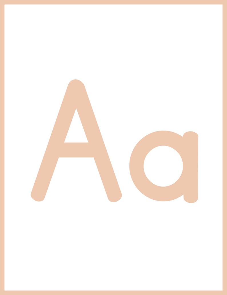 Boho Classroom Alphabet Posters, Classroom Letter Cards, Classroom ...