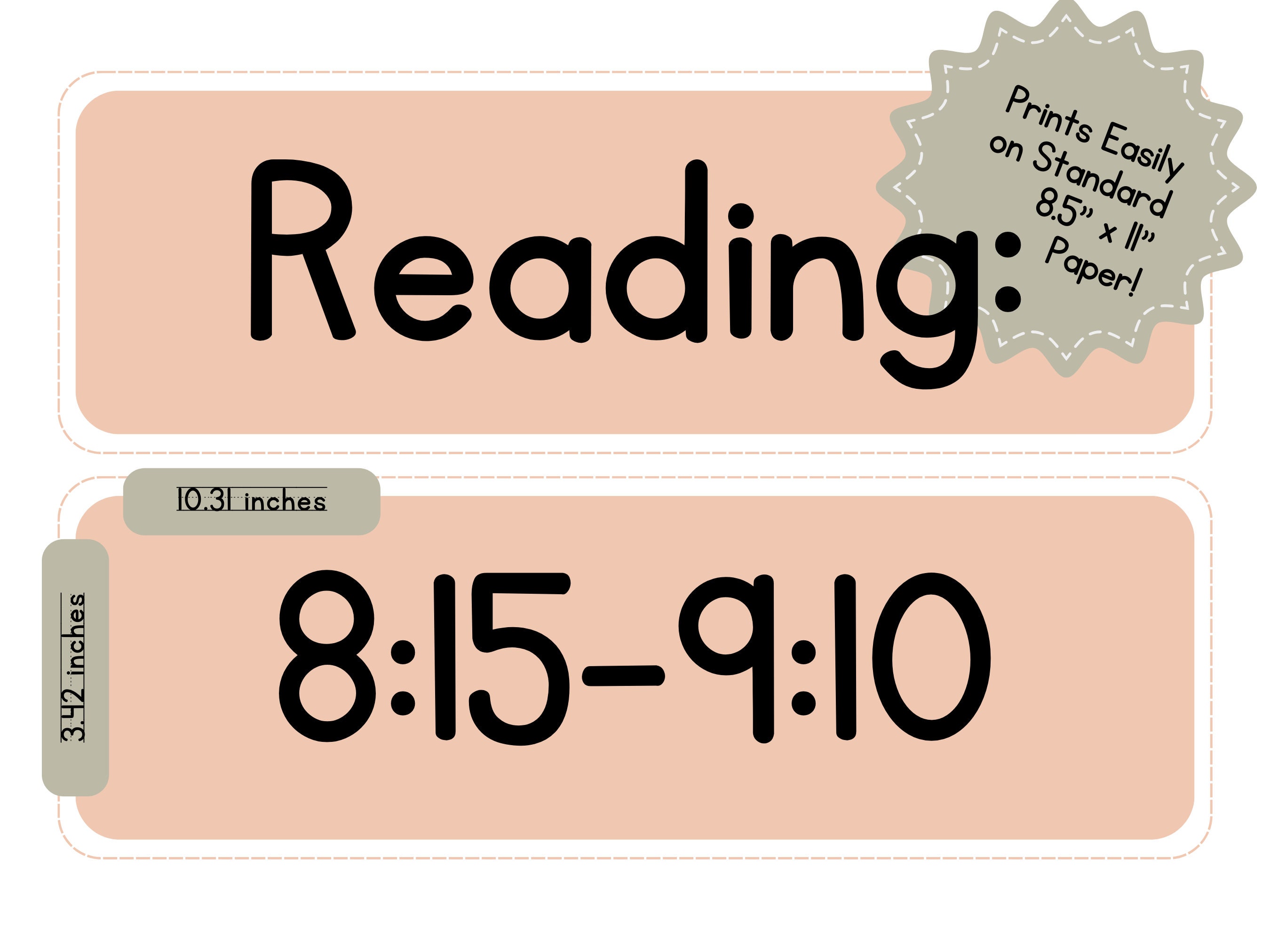 Editable Boho Classroom Schedule Template (digital Download) - Etsy