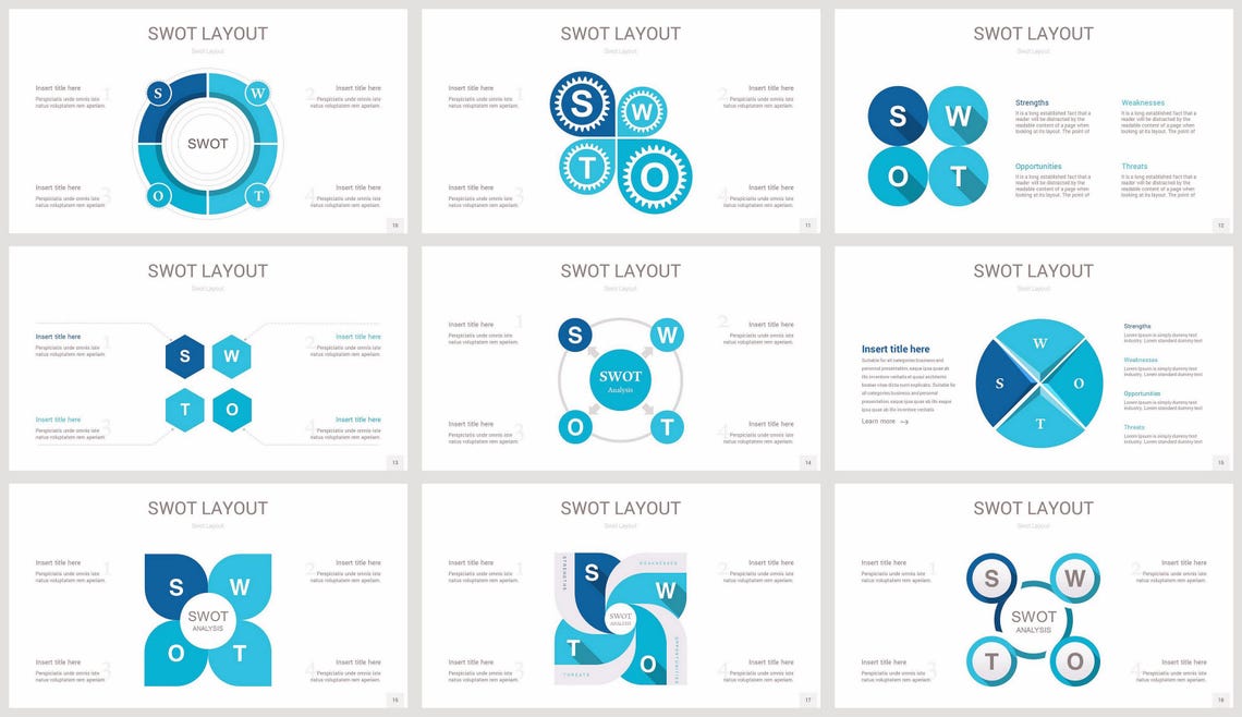 Tailored SWOT Analysis Templates, Swot Layout Infographics, SWOT ...