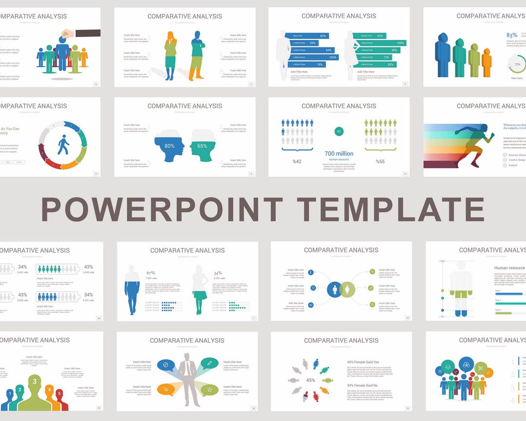 Tailored Comparative Analysis Powerpoint Template, Comparative Analysis ...