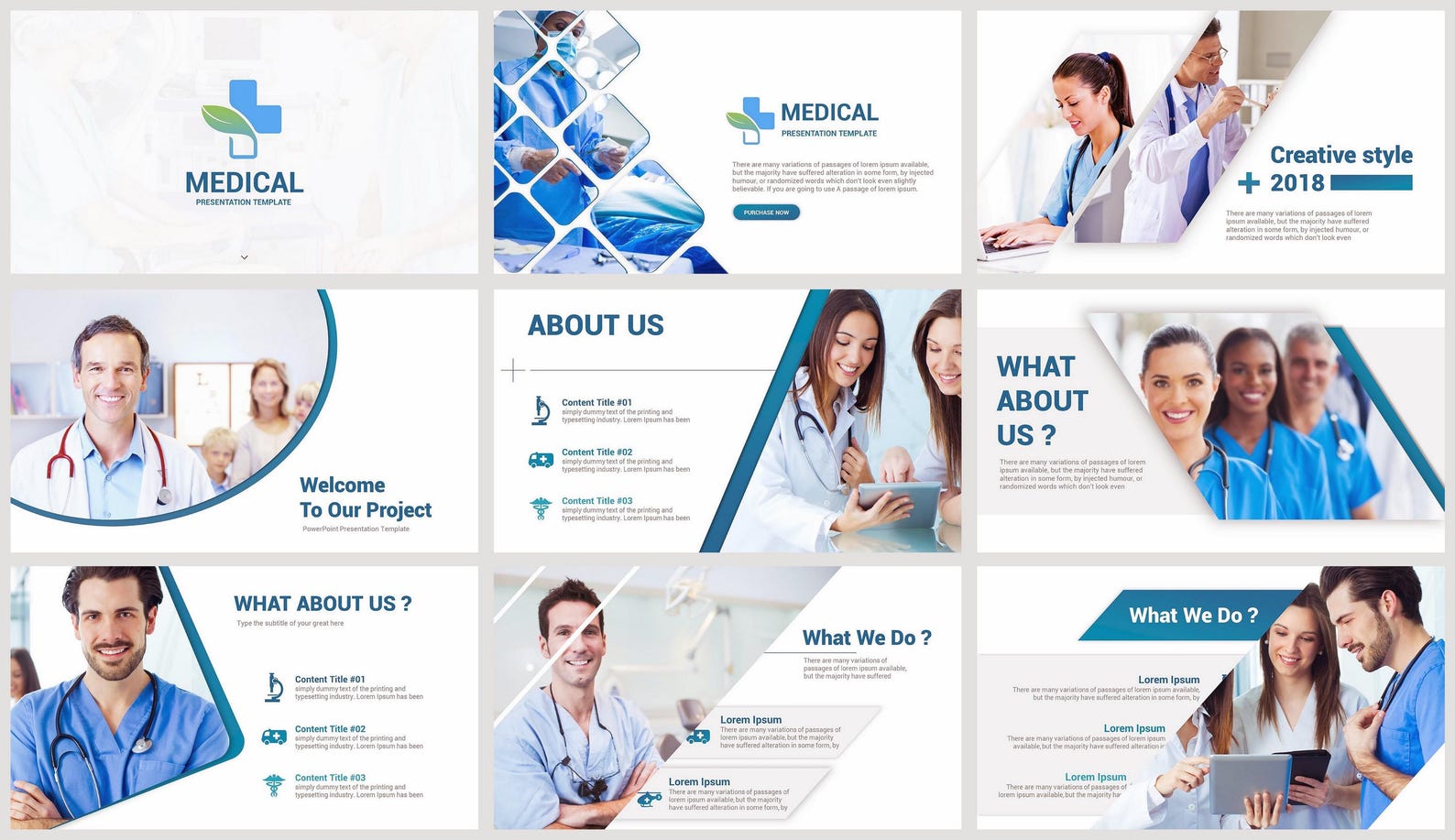 Tailored Medical Powerpoint Template, Nursing Presentation Template ...