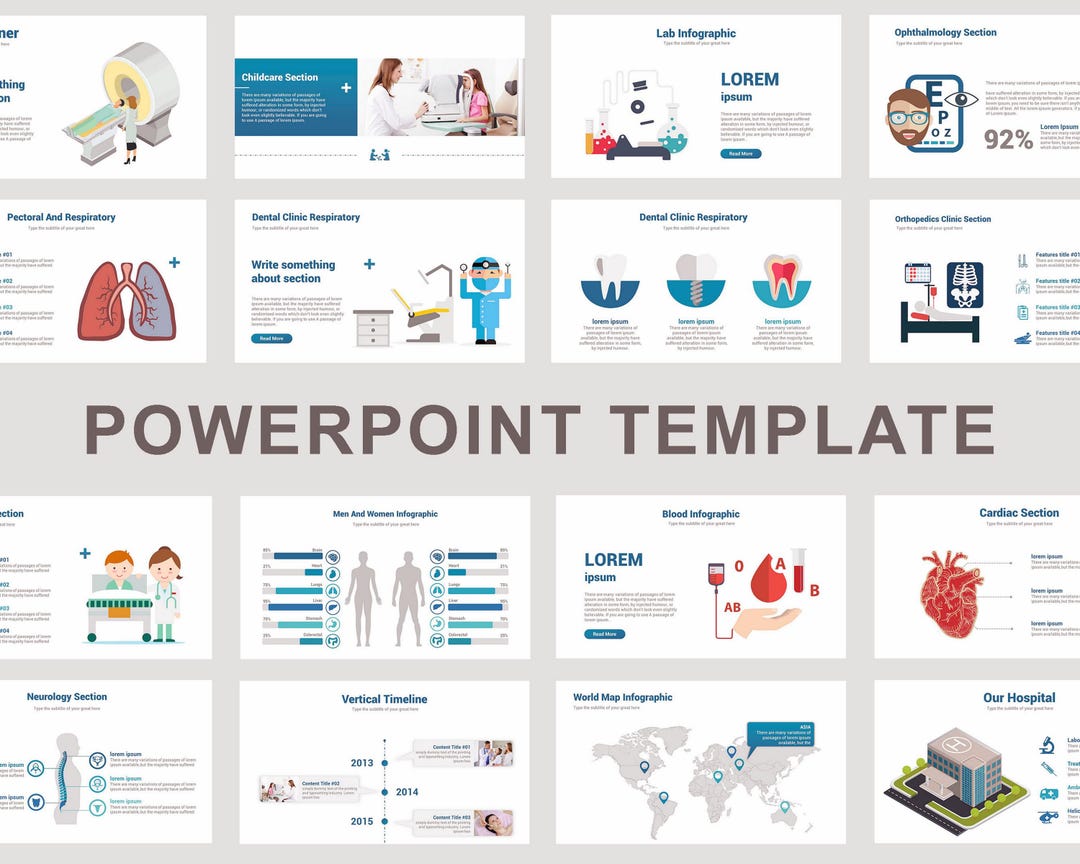 Tailored Medical Powerpoint Template, Nursing Presentation Template ...