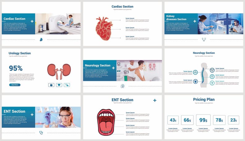 Tailored Medical Powerpoint Template, Nursing Presentation Template ...