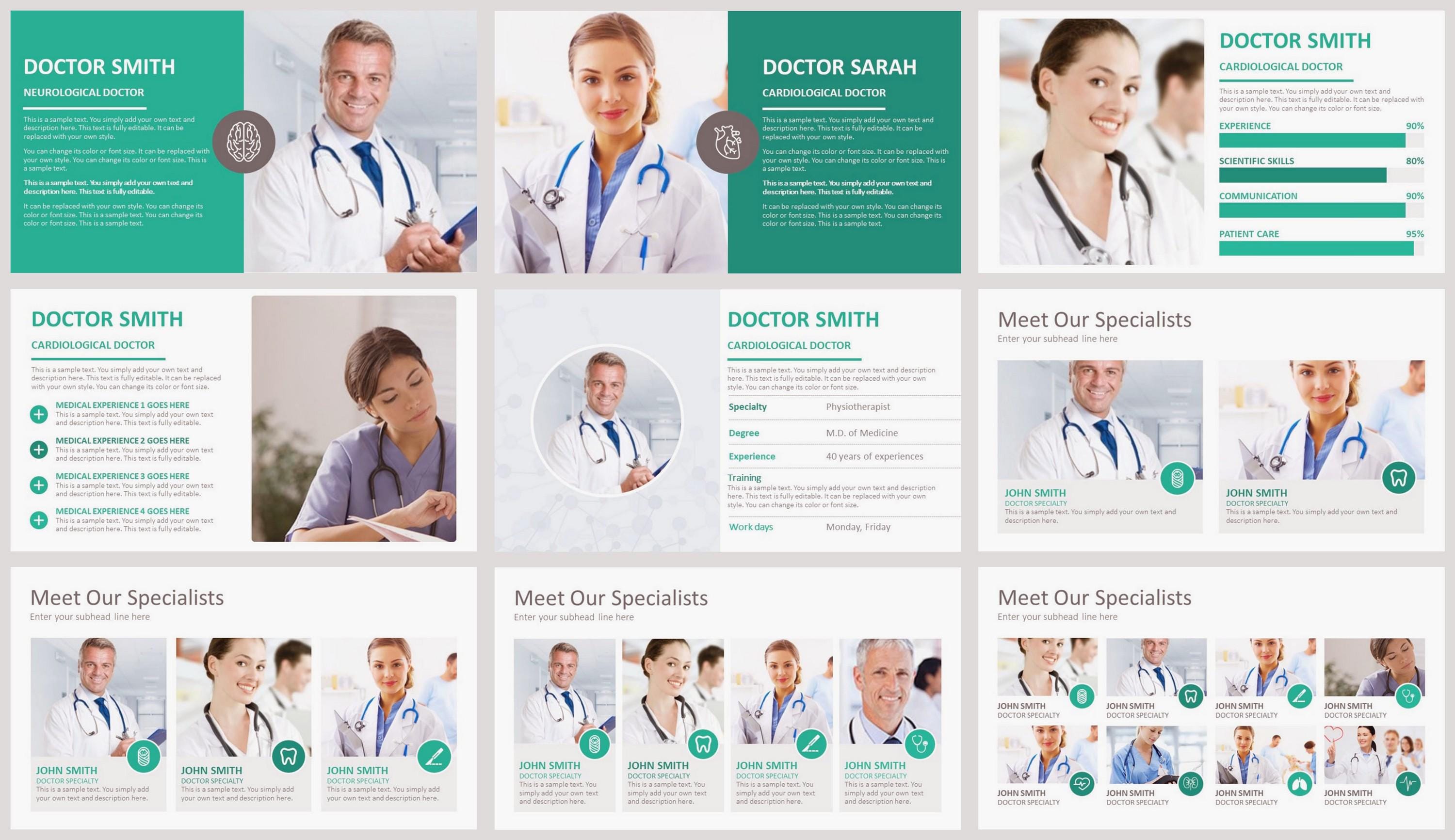 Tailored Medical Powerpoint Template, Nursing Presentation Template ...
