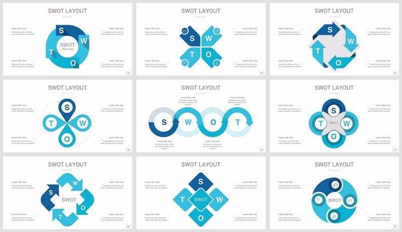 Tailored SWOT Analysis Templates, Swot Layout Infographics, SWOT ...
