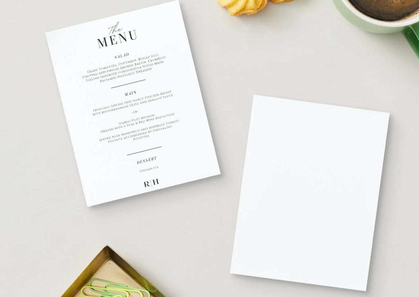 Menu Template - Etsy