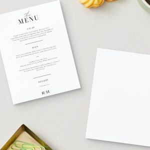Menu Template - Etsy