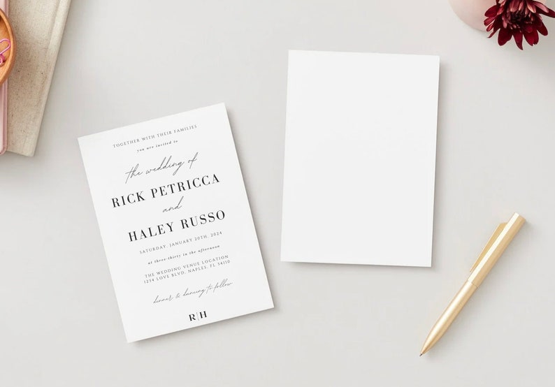 Invitation Template - Etsy